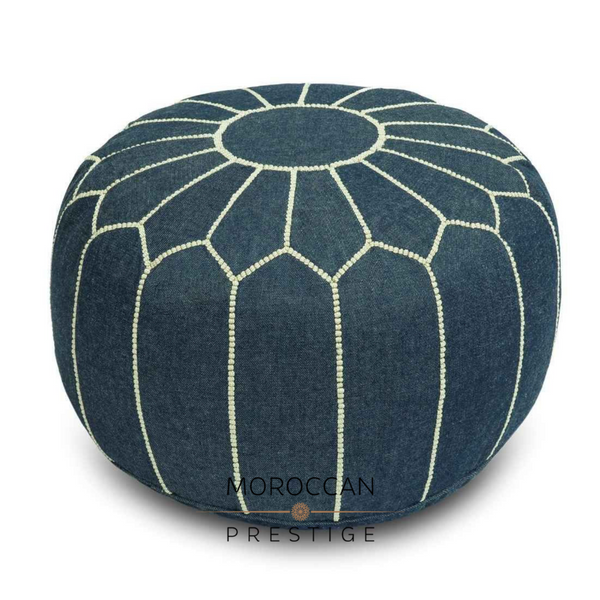 Moroccan Denim Pouf – My Store